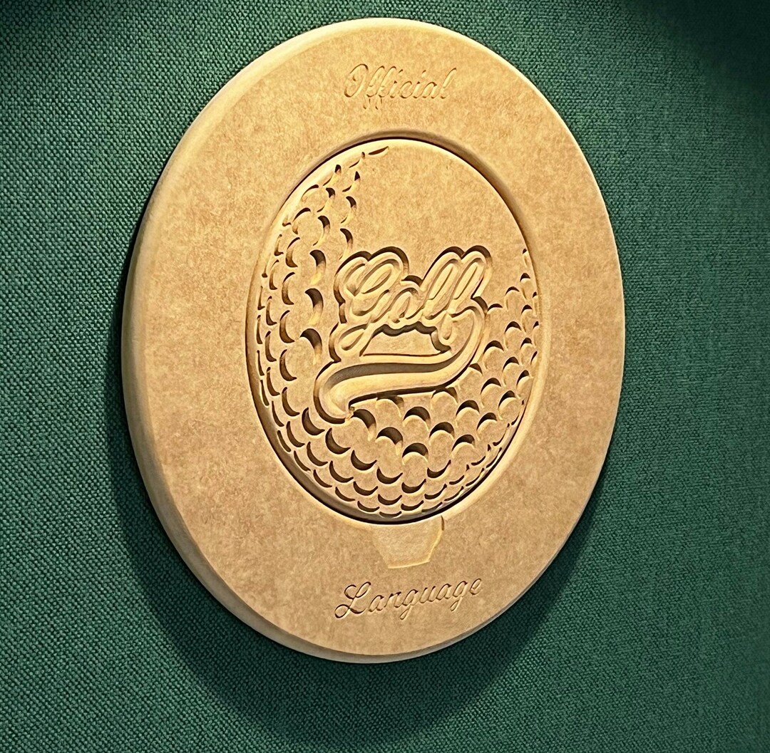 Signature Golf Plaque, Carved Sign, Golf Team, Achievement, Athletic ...