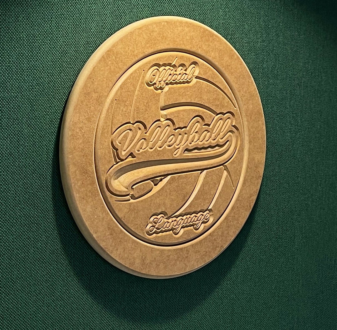 Signature Volleyball Sport Plaque, Volleyball Youth Sports, Wood Sports ...