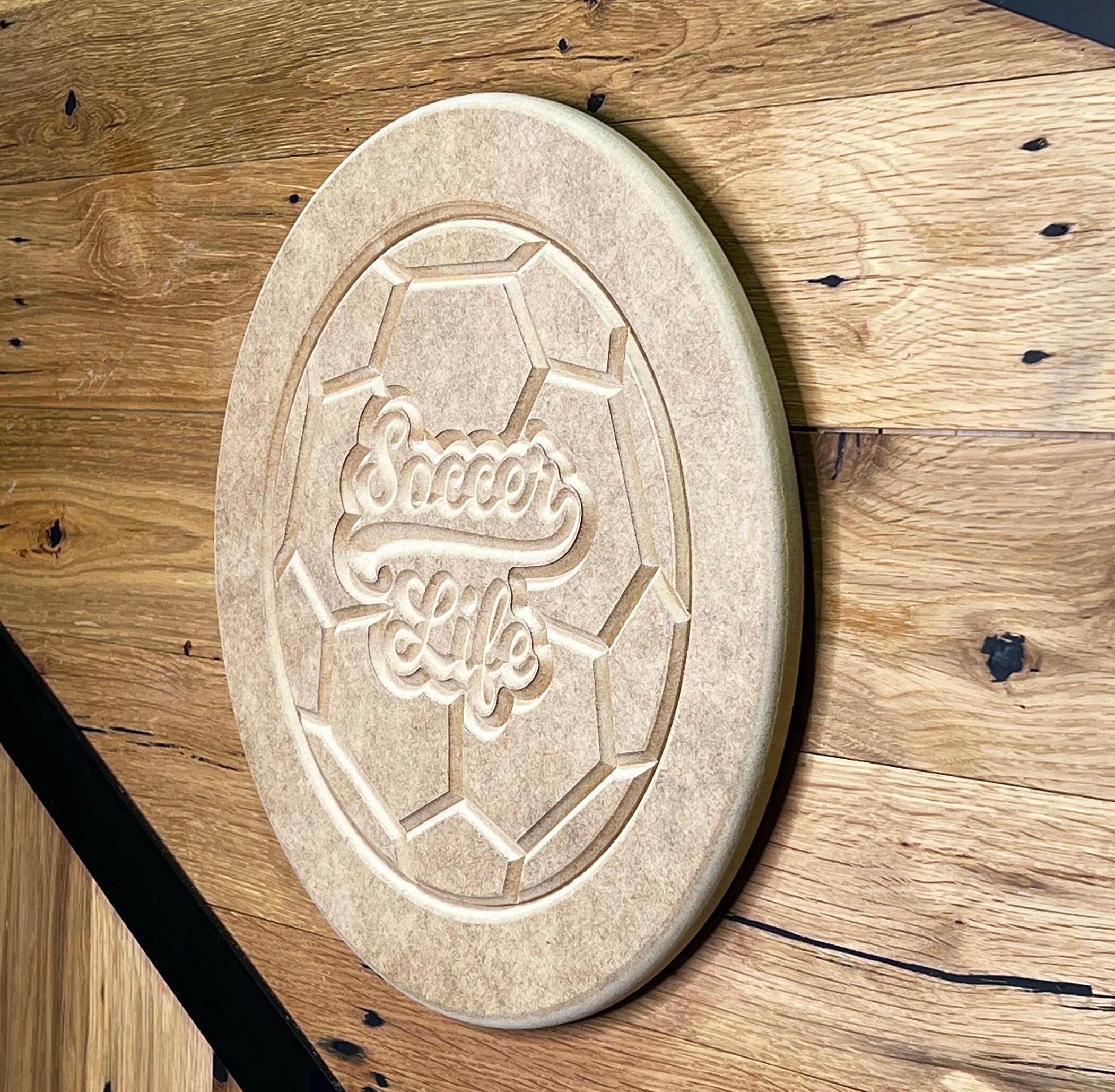 Soccer Life Team Carved Sport Signature Sign, Sports Signs Made From ...