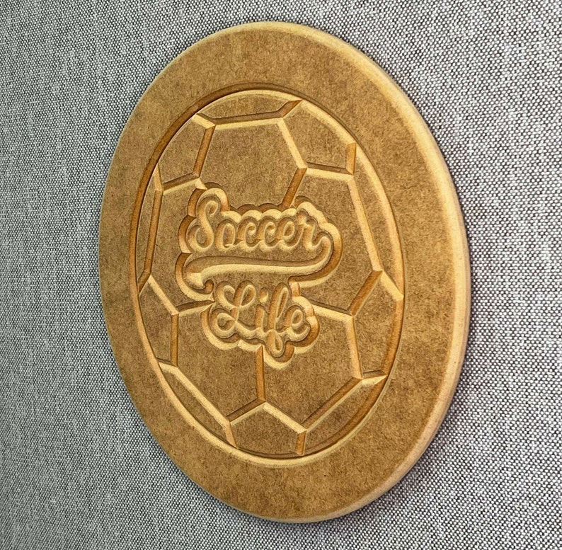 Soccer Life Team Carved Sport Signature Sign, Sports Signs Made From ...