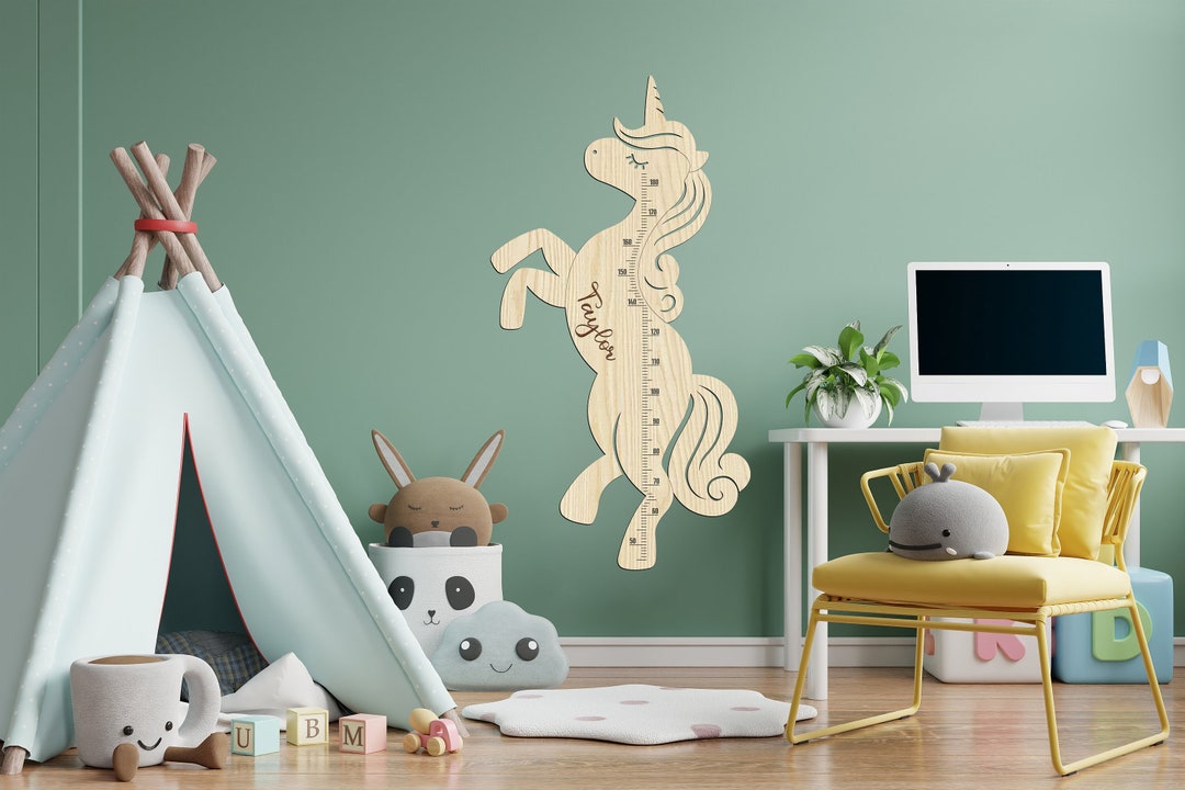 Personalized Ruler Unicorn Growth Chart Personalized Growth - Etsy