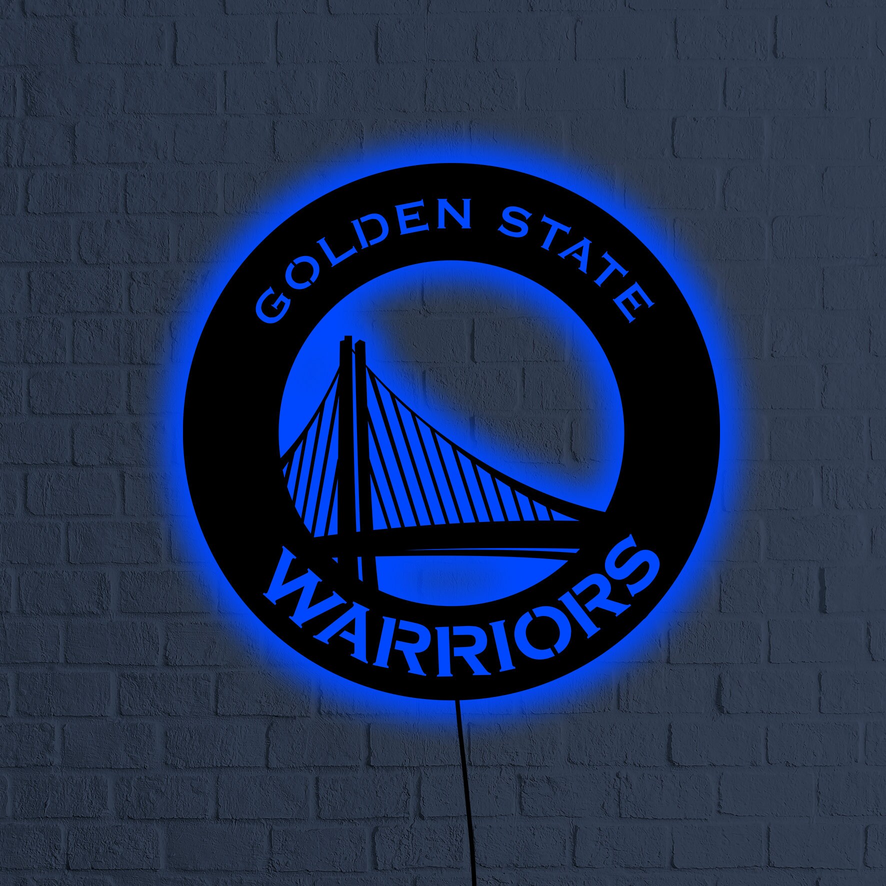 Golden State Warriors Led Sign: NBA Basketball Wall Art Game Room Decor ...