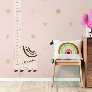 Personalized Alpaca Growth Chart: Wooden Nursery Decor - Etsy