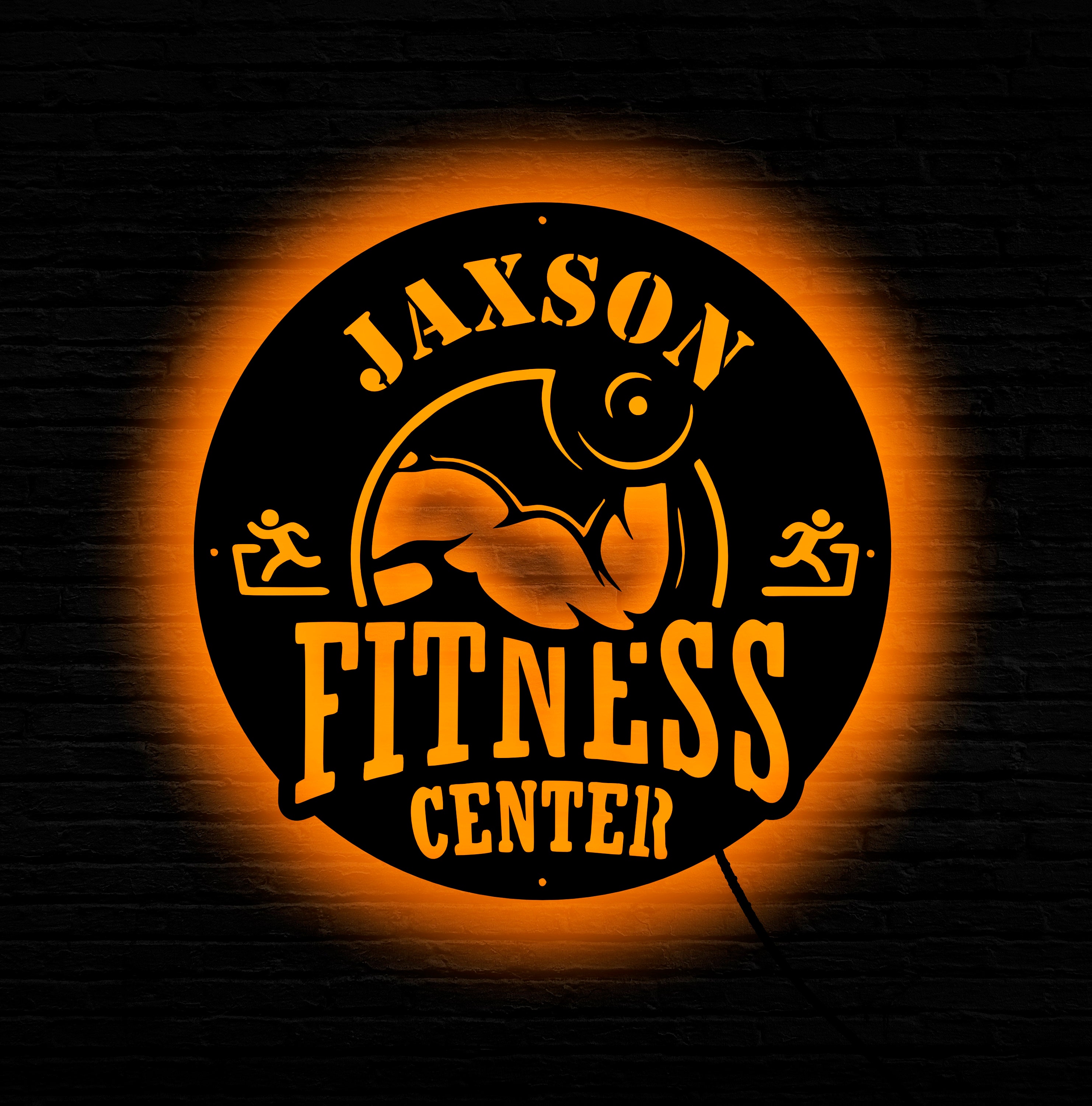 Custom Fitness Center Wall Decor, Personalized Led Sign, Neon Sign ...
