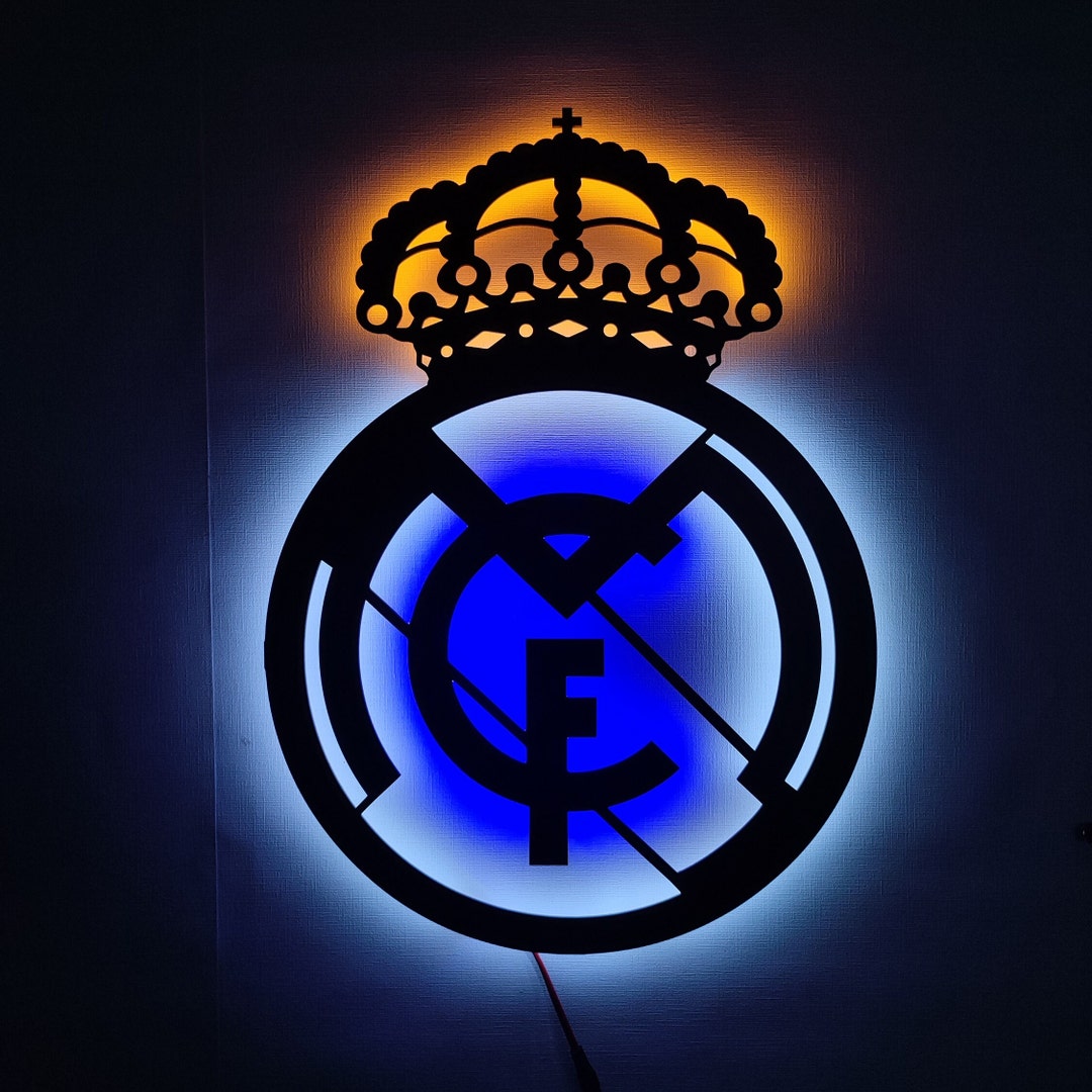Real Madrid Neon Sign LED Sign Football Sports Fan Wall - Etsy
