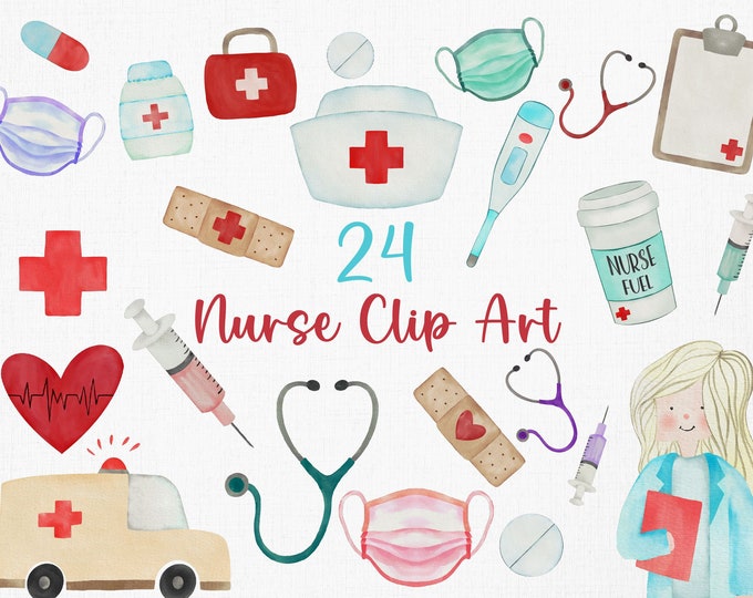 Nurse Life Hand Drawn Digital Clipart Set of 19 Scrubs, Mask ... Nurse Life Hand Drawn Digital Clipart Set of 19 Scrubs, Mask ...