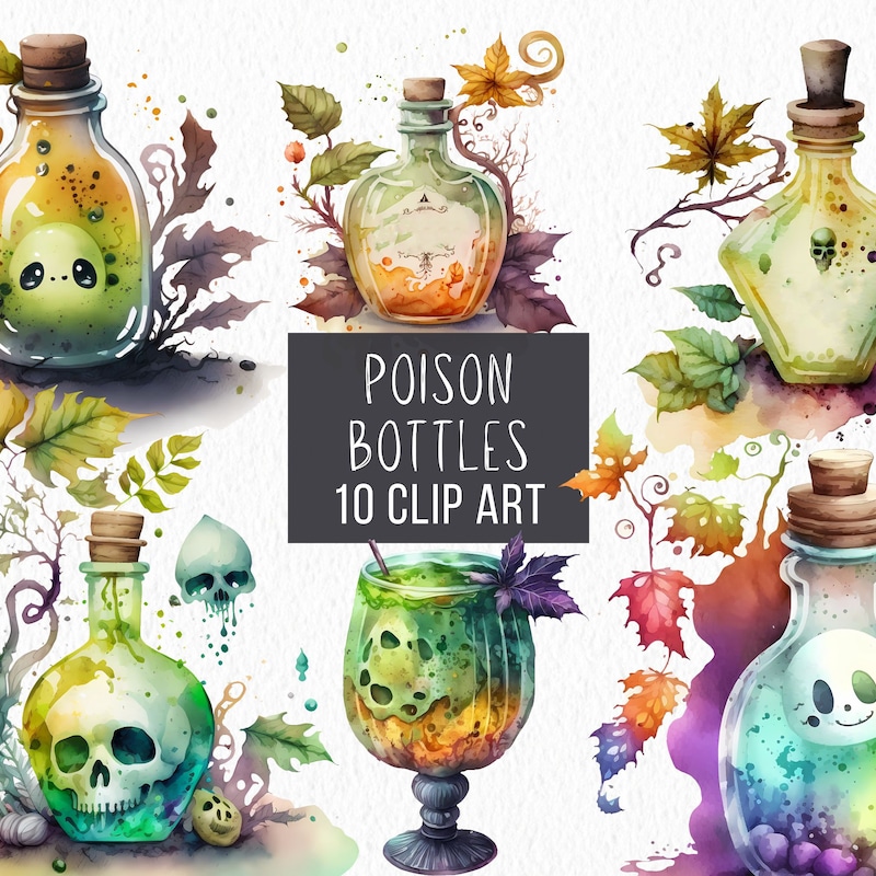 Halloween Poison Bottles - Etsy