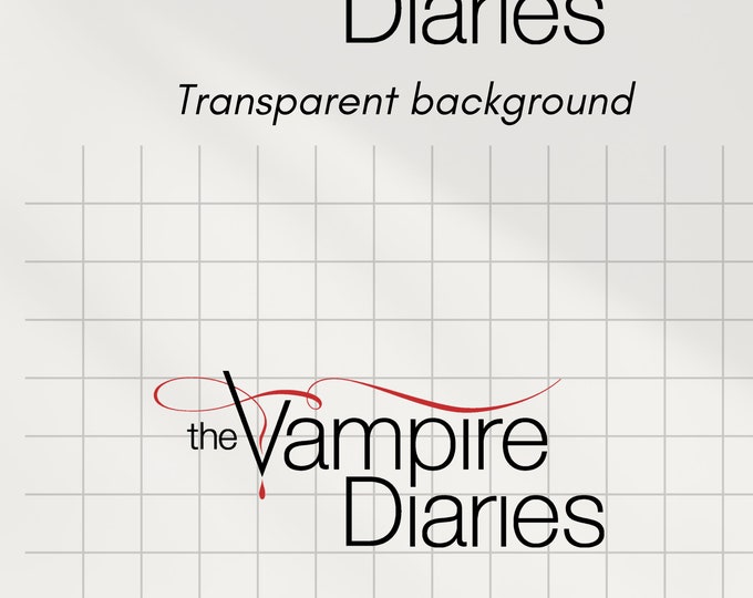 The Vampire Diaries Logo PNG | Vampire Diaries Png Sublimation Design ...