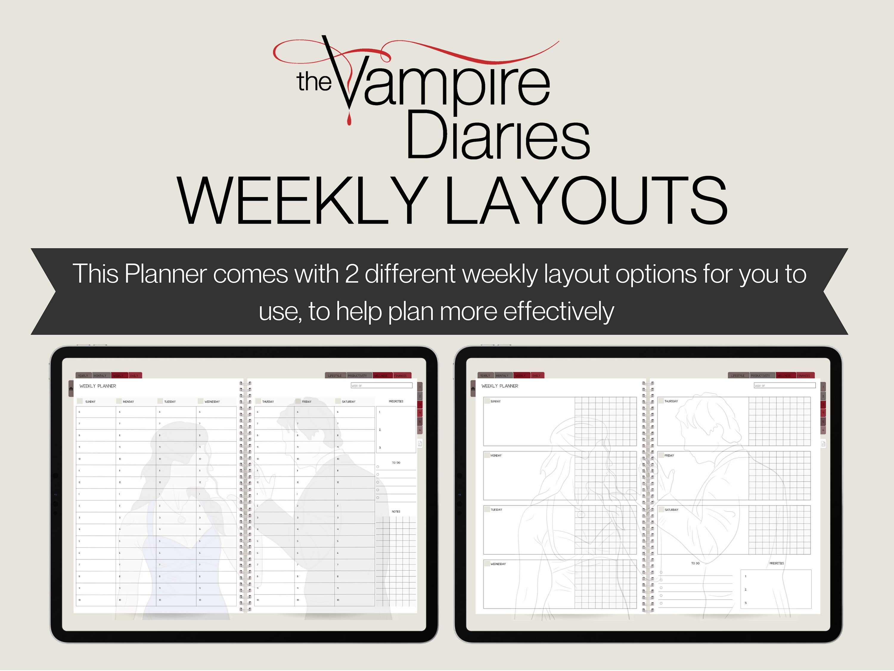 Vampire Diaries Digital Planner Goodnotes Planner Notability Planner ...