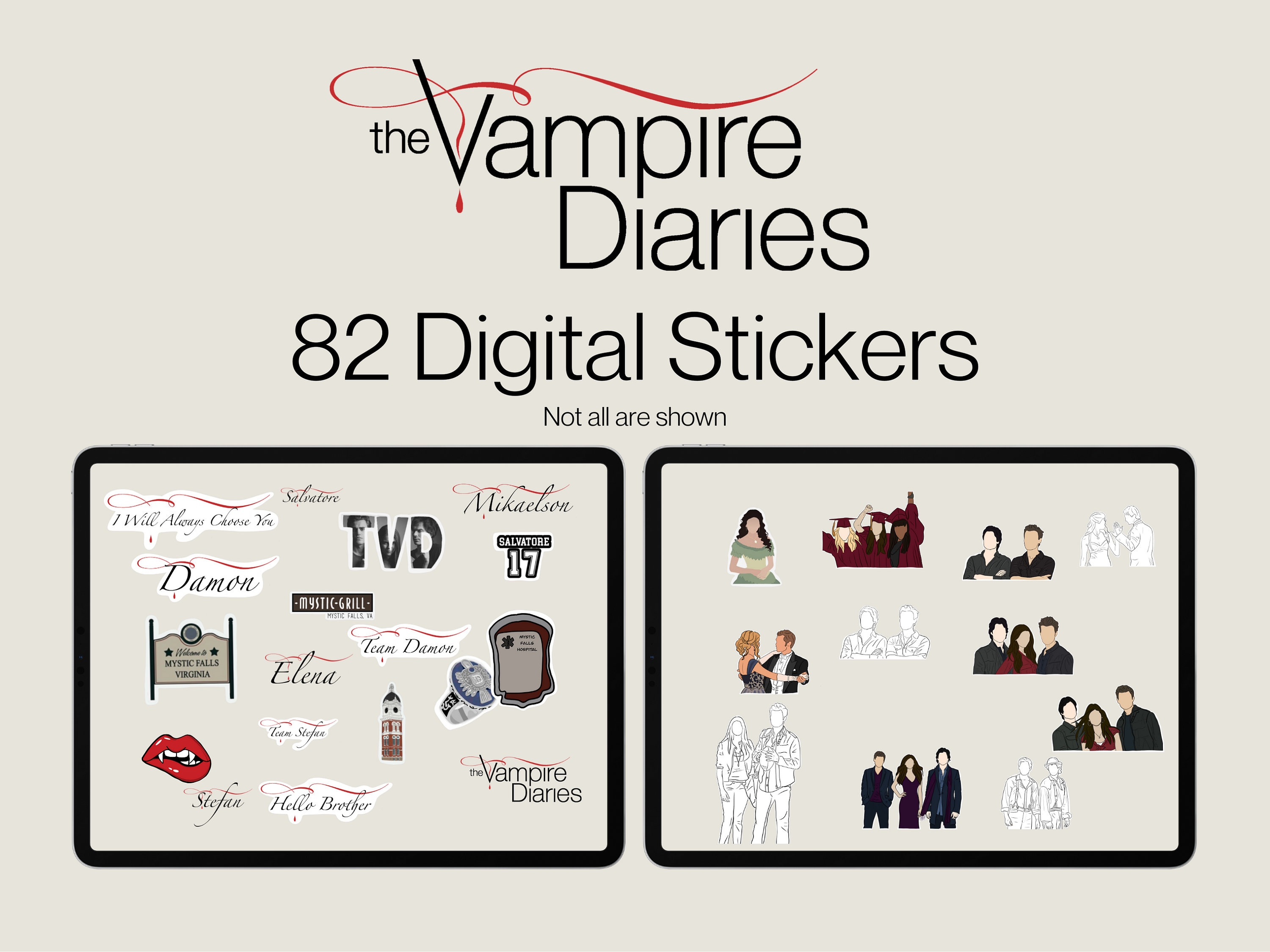 Vampire Diaries Digital Planner Goodnotes Planner Notability Planner ...