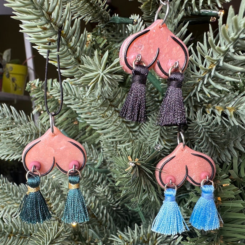 Boob Christmas Tree Decor - Etsy