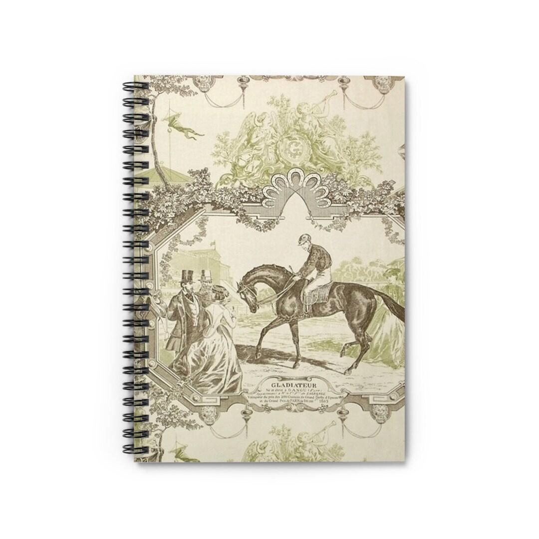 English Racing Day Spiral Notebook - Ruled Line - Etsy