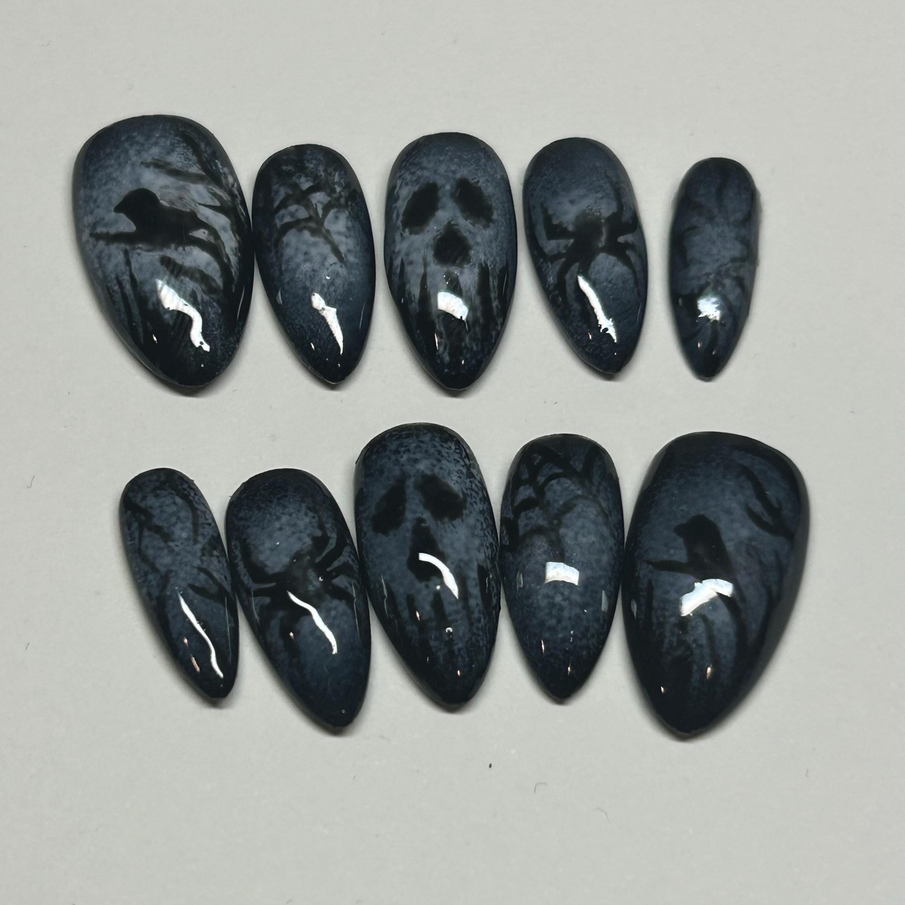 Nightmare | Halloween Spooky Season Gothic Horror Splotchy Painted ...