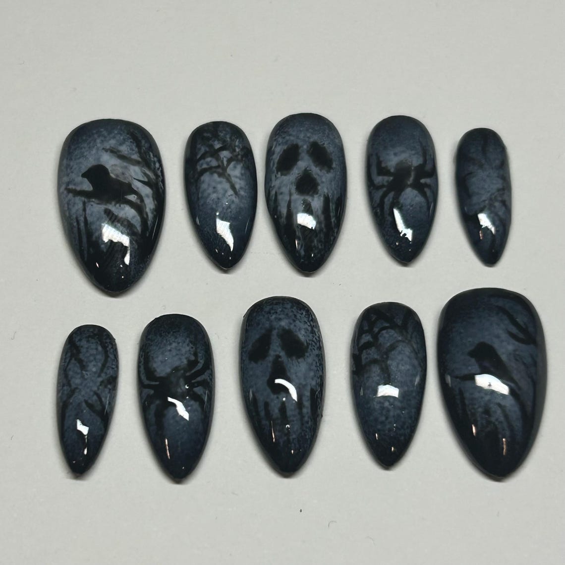 Nightmare | Halloween Spooky Season Gothic Horror Splotchy Painted ...