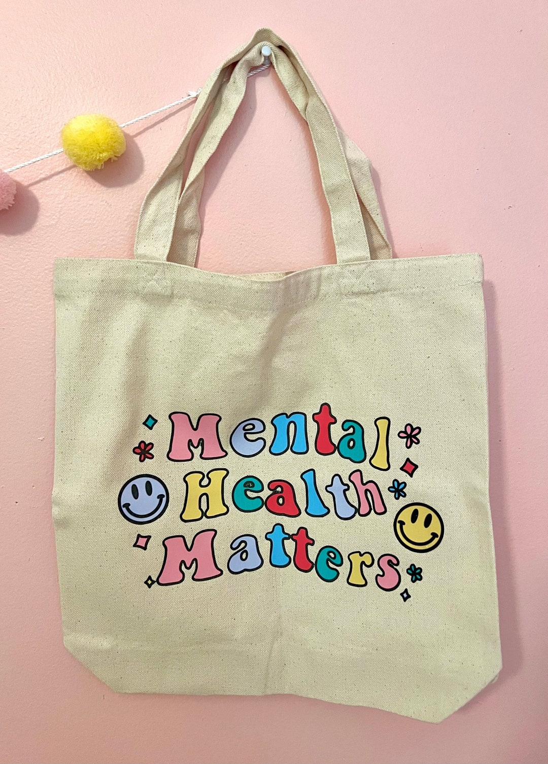 Mental Health Matters Tote Bag, Mental Health, Mental Health Matters ...