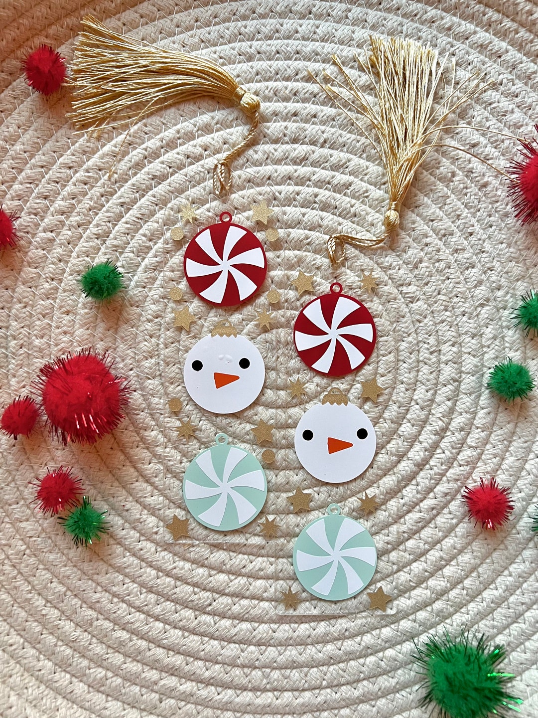 Christmas Acrylic Bookmark, Christmas Bookmark, Gift for Book Lovers ...