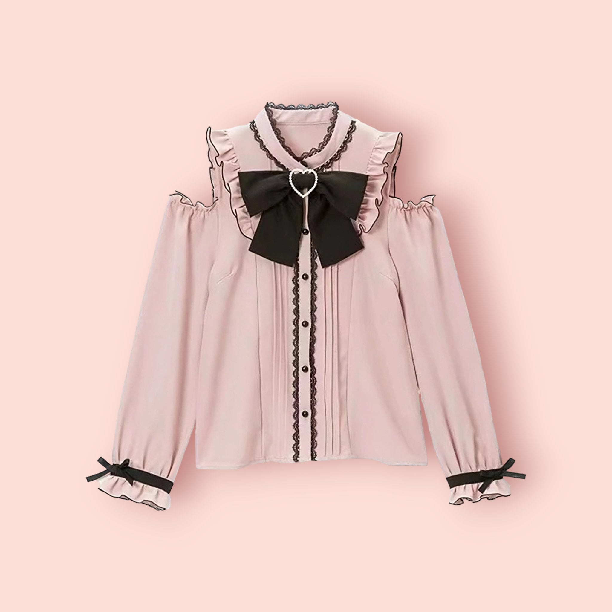 Cute Jirai Kei Blouse Adorable Jirai Kei Shirt Long Sleeve - Etsy Canada