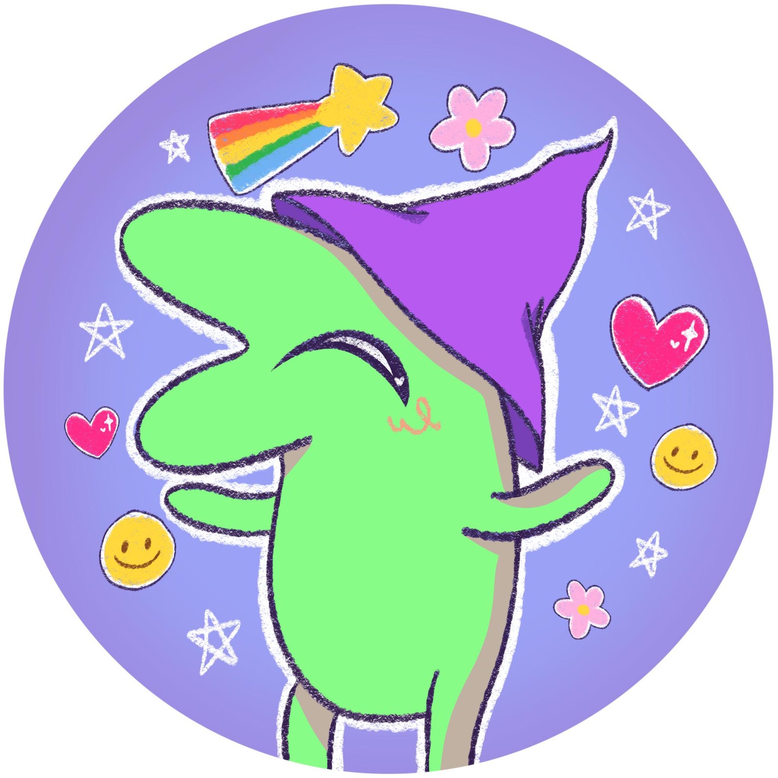 Smiling Friends Homemade 1.5" (37mm) Badges and Buttons (pim, Charlie ...