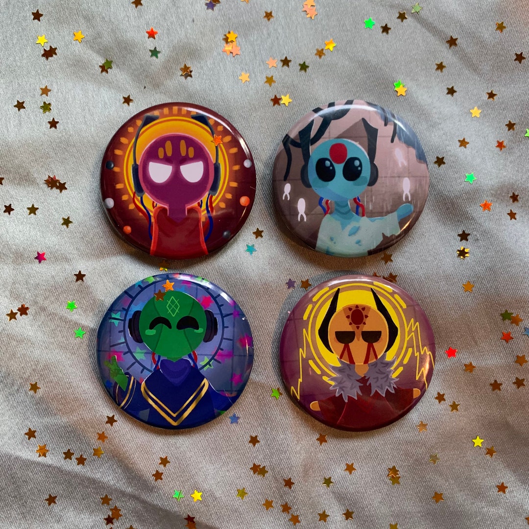 Rain World Downpour Iterators Homemade 1.5" (37mm) Badges and Buttons ...