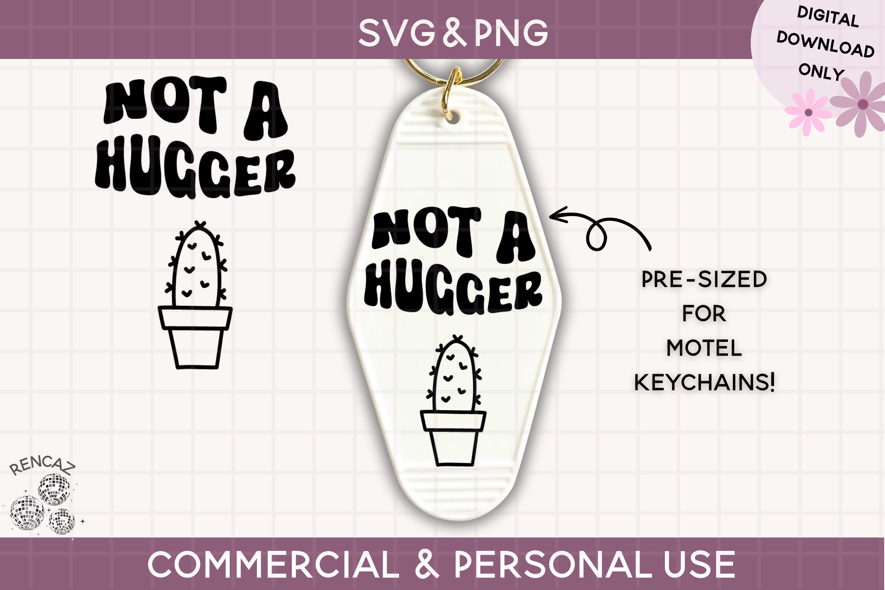 Motel Keychain Svg Keychain Cut File for Cricut & Silhouette - Etsy