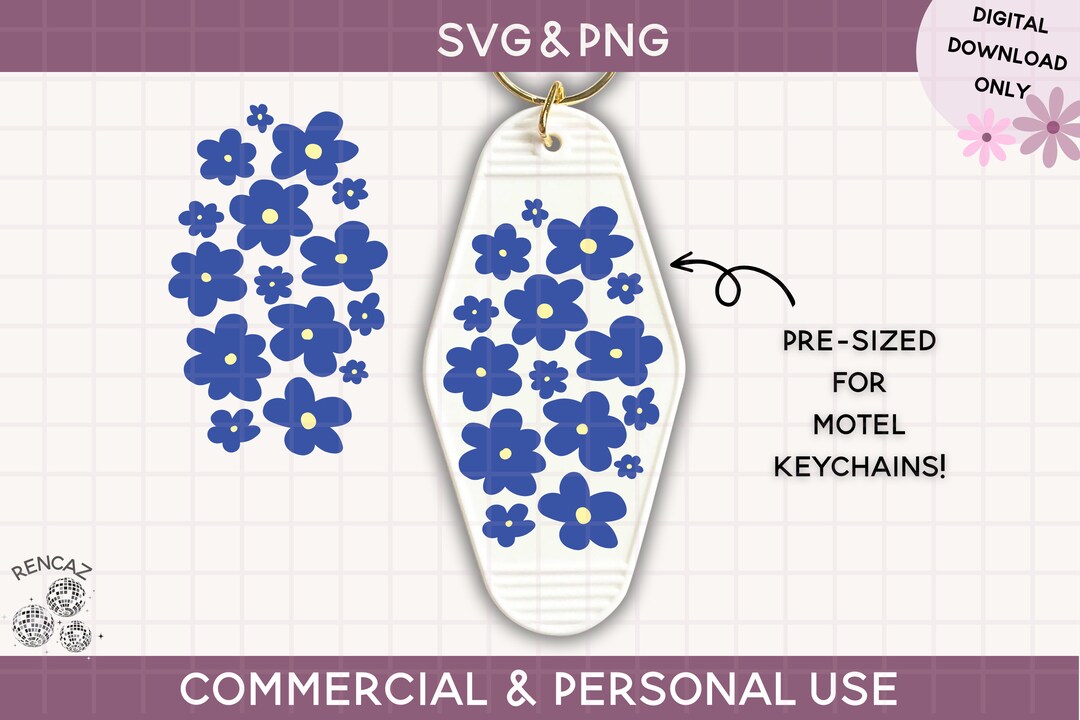 Motel Keychain Svg, Keychain Cut File for Cricut & Silhouette, Funny ...