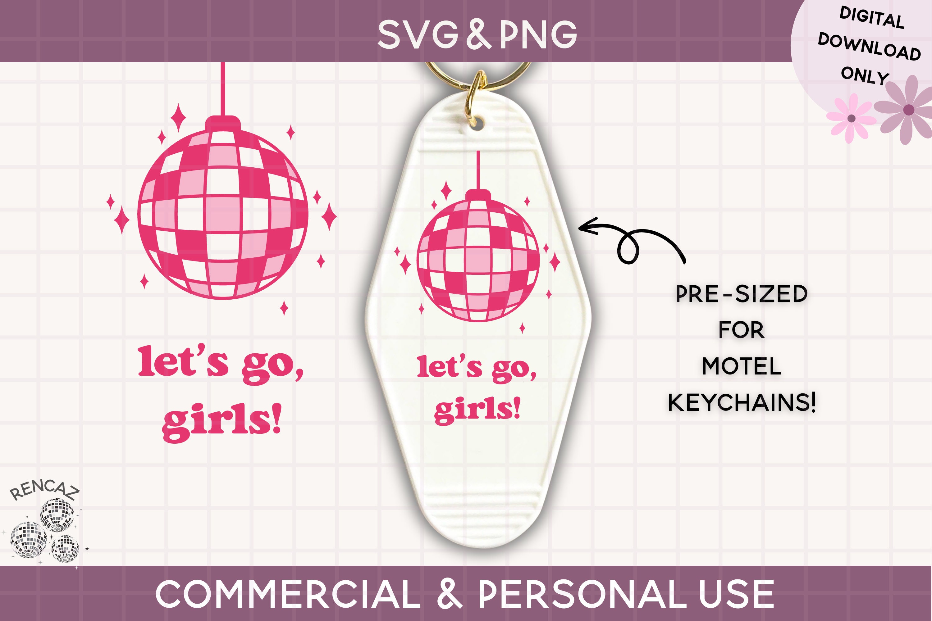 Motel Keychain Svg Keychain Cut File for Cricut & Silhouette - Etsy