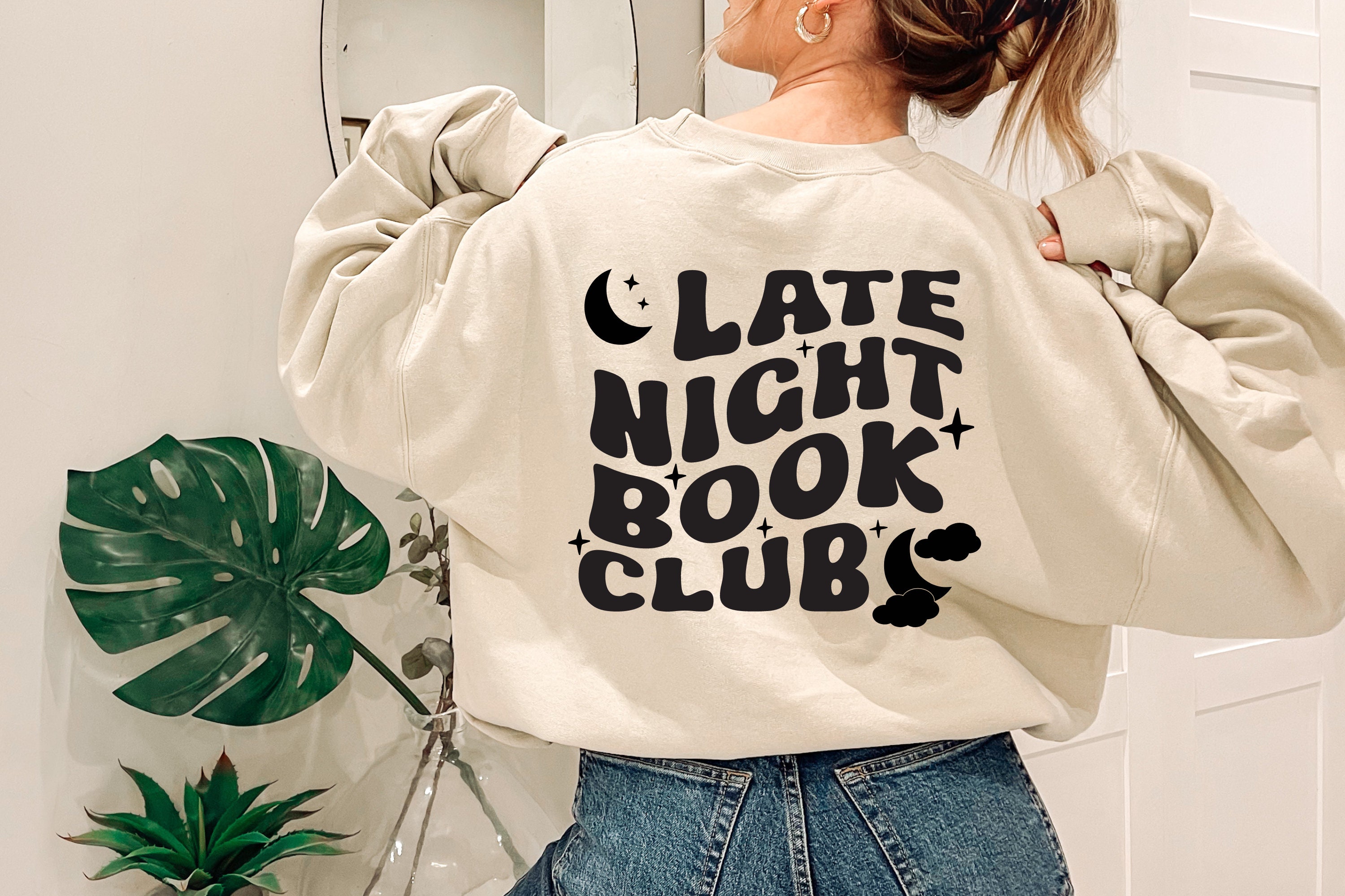 Book Club Svg Late Night Book Club Front Back Shirt Svg - Etsy