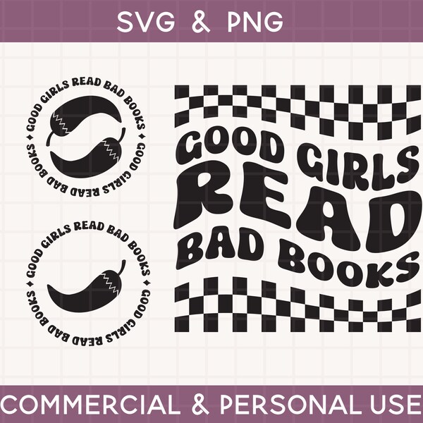 Good Girl Book Svg - Etsy