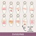 Autumn Motel Keychain Svg Bundle, Fall Svgs, Pumpkin Season ...