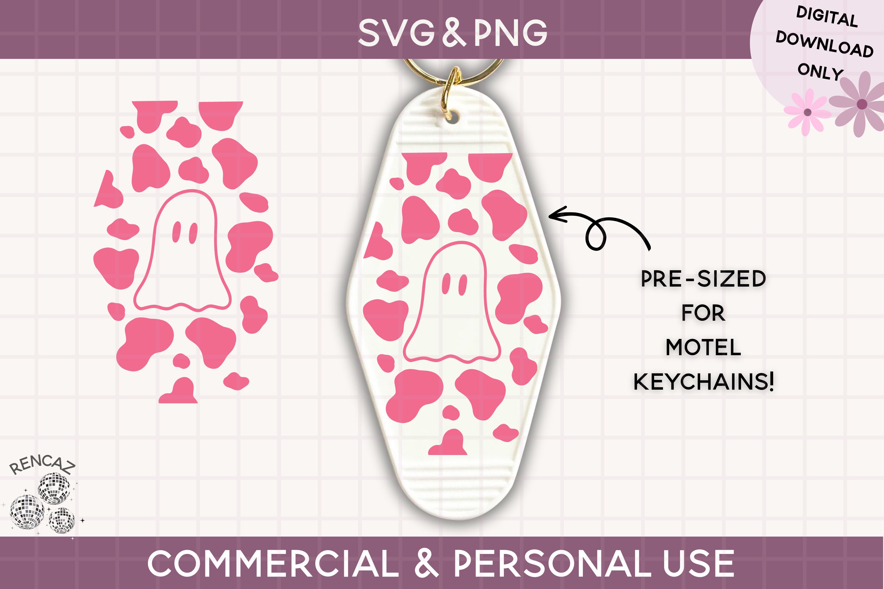 Motel Keychain Svg Keychain Cut File for Cricut & Silhouette - Etsy