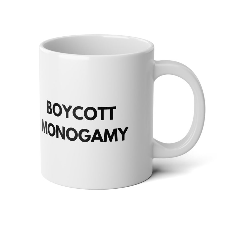 Boycott Monogamy Coffee Cup, Polyamory, Poly, Polycule, Throuple, Pride ...