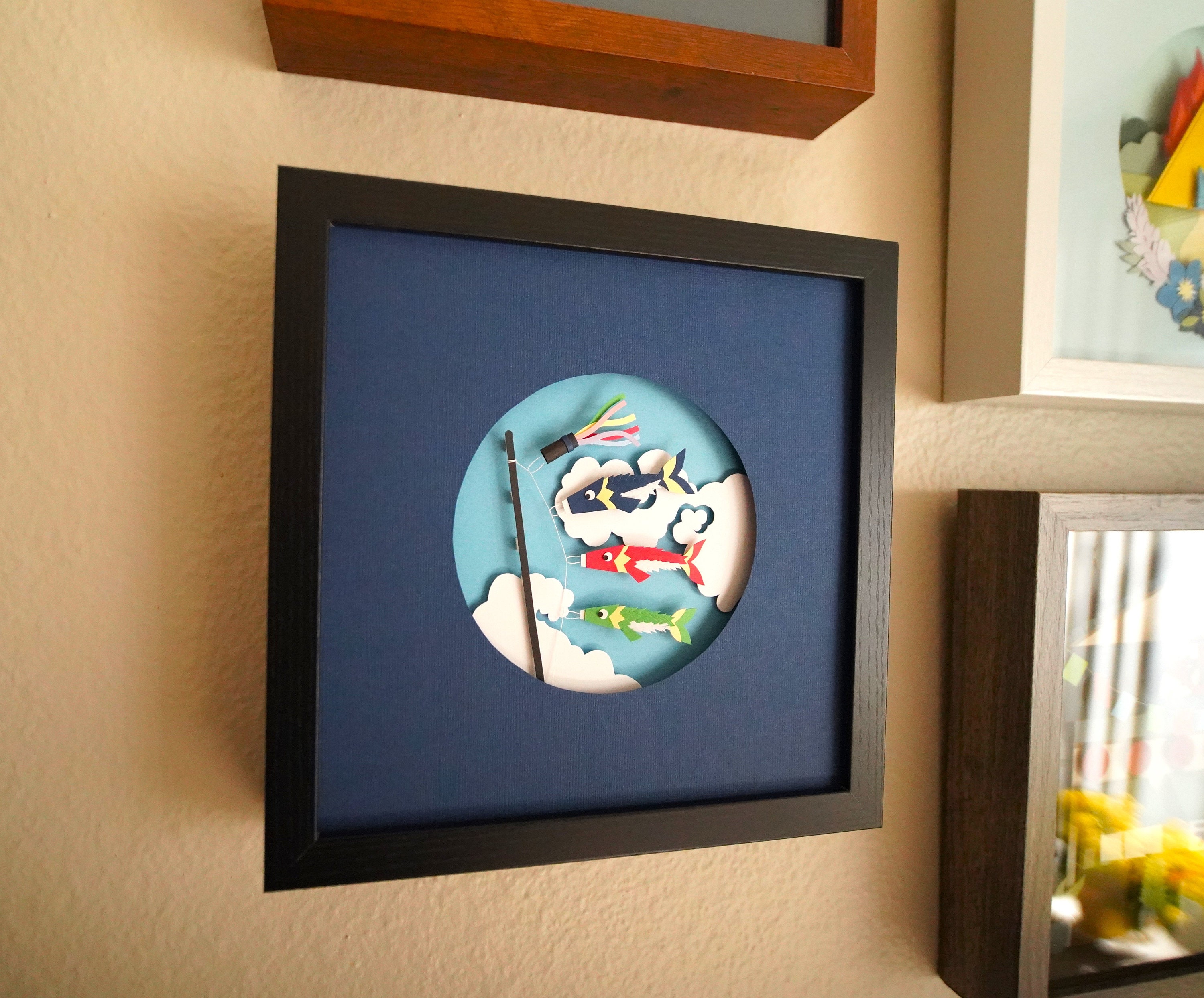 Koinobori Paper Cutting Art, Japanese Art - Etsy