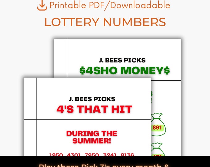 Pick 3 Lottery - Automated Rundown Creator (2024) Excel Spreadsheet - Etsy
