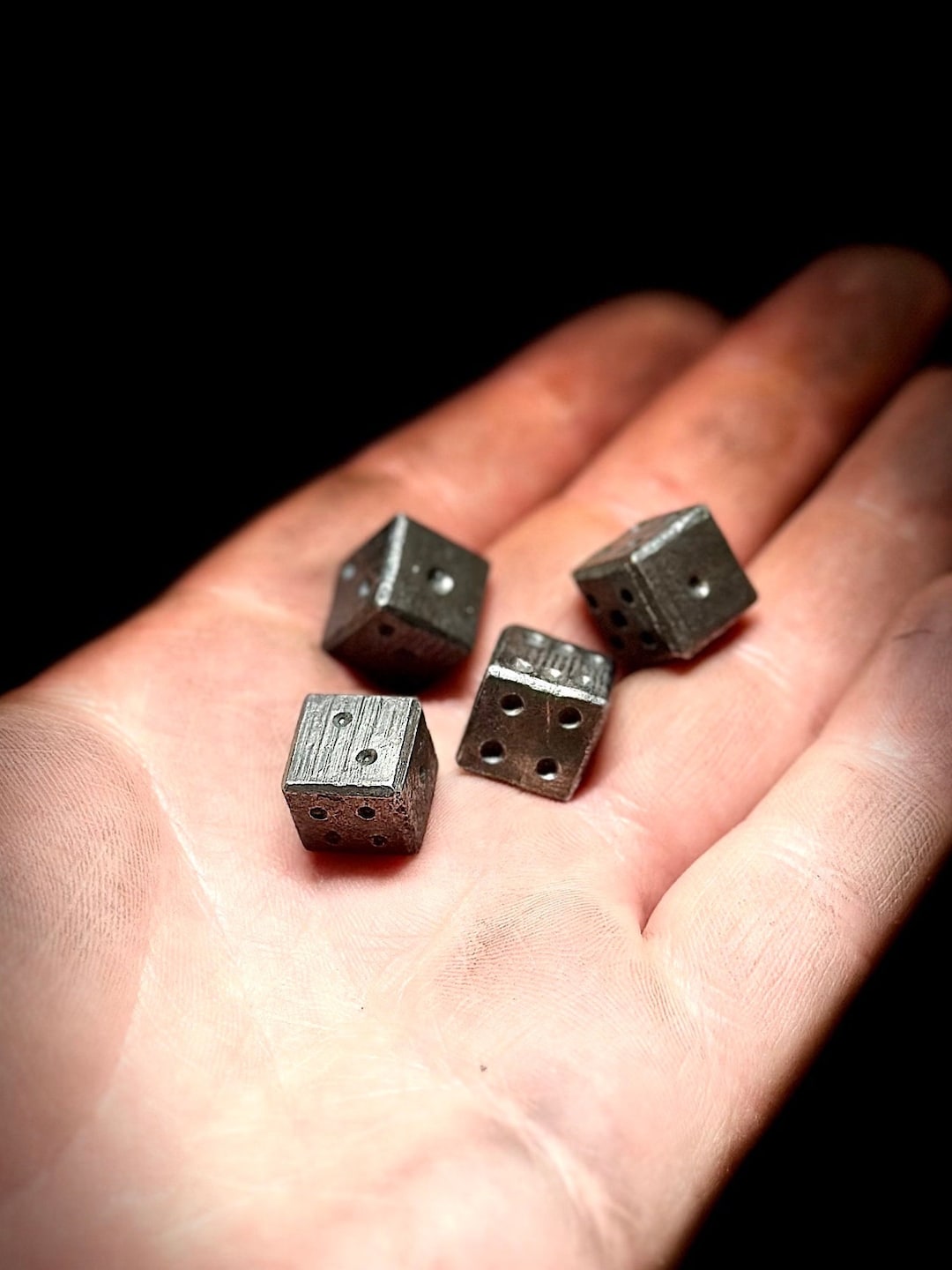 Metal Dice D6 - Hand Forged - Rustic D&D - Blacksmith Made - Blacksmith ...