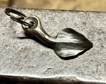 Twisted Metal Keychain - Hand Forged Unique Blacksmith Made - Etsy