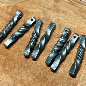 Twisted Metal Keychain - Hand Forged Unique Blacksmith Made - Etsy