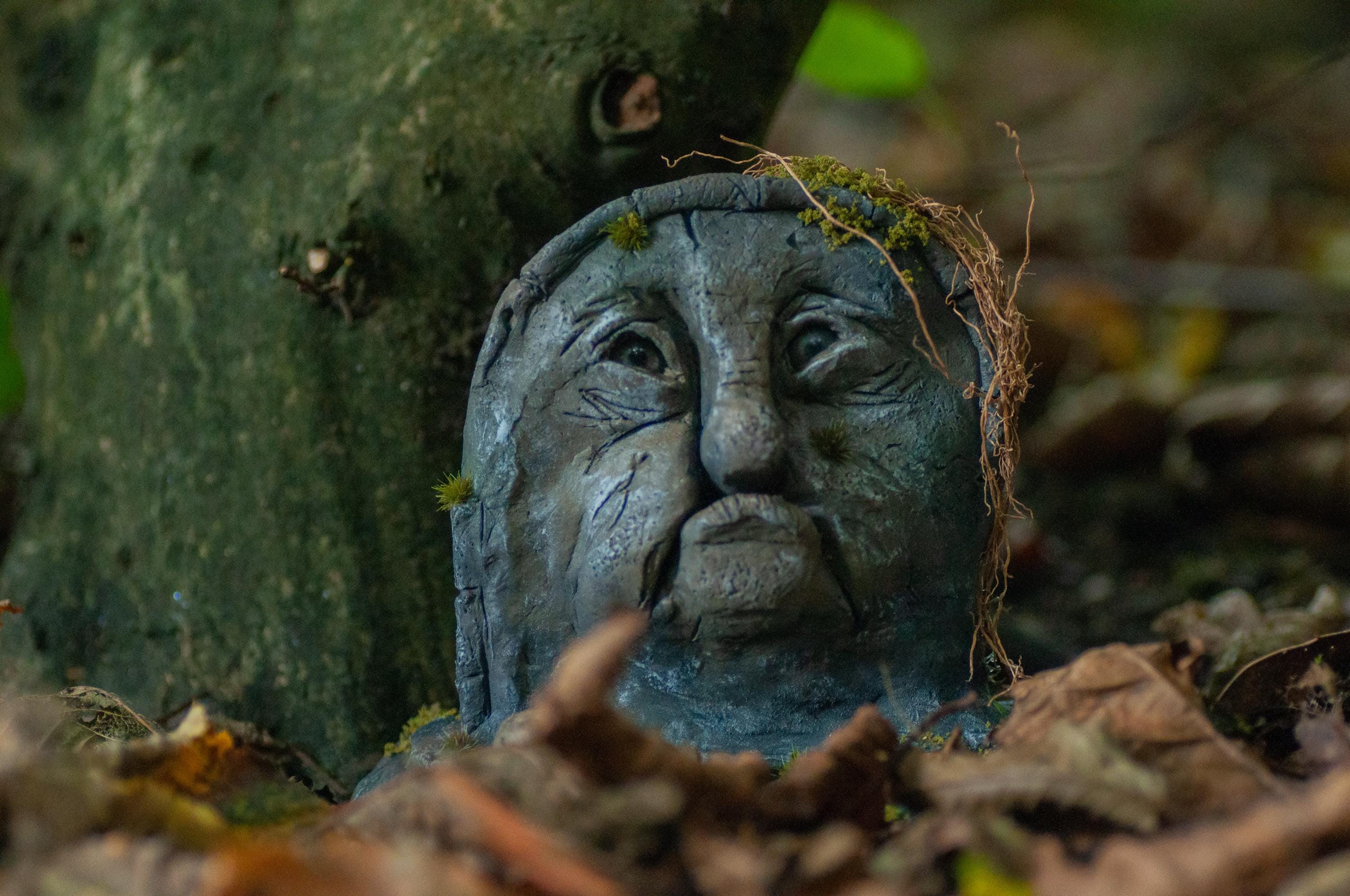 Awakened Tombstones Creepy Cute Halloween Enchanted Forest Fairy Garden ...