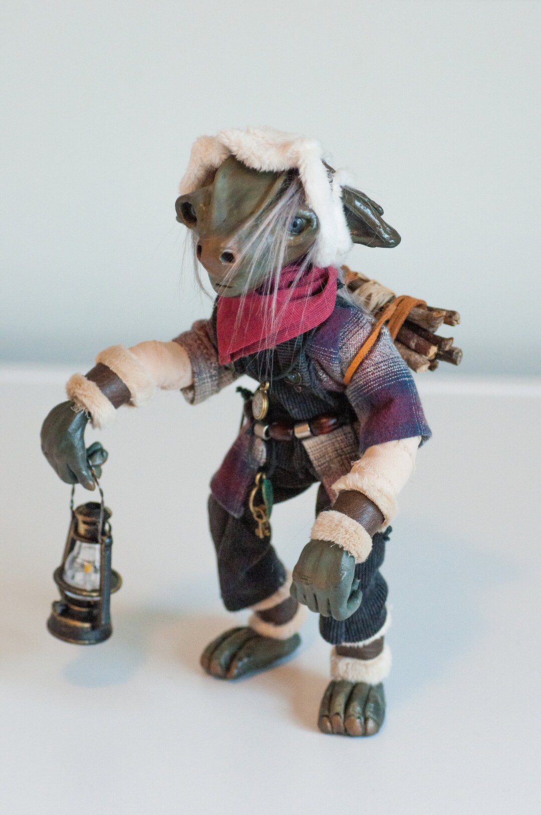 Poseable Art Doll Farryn the Firewood Gatherer Ooak Mythical Creature ...