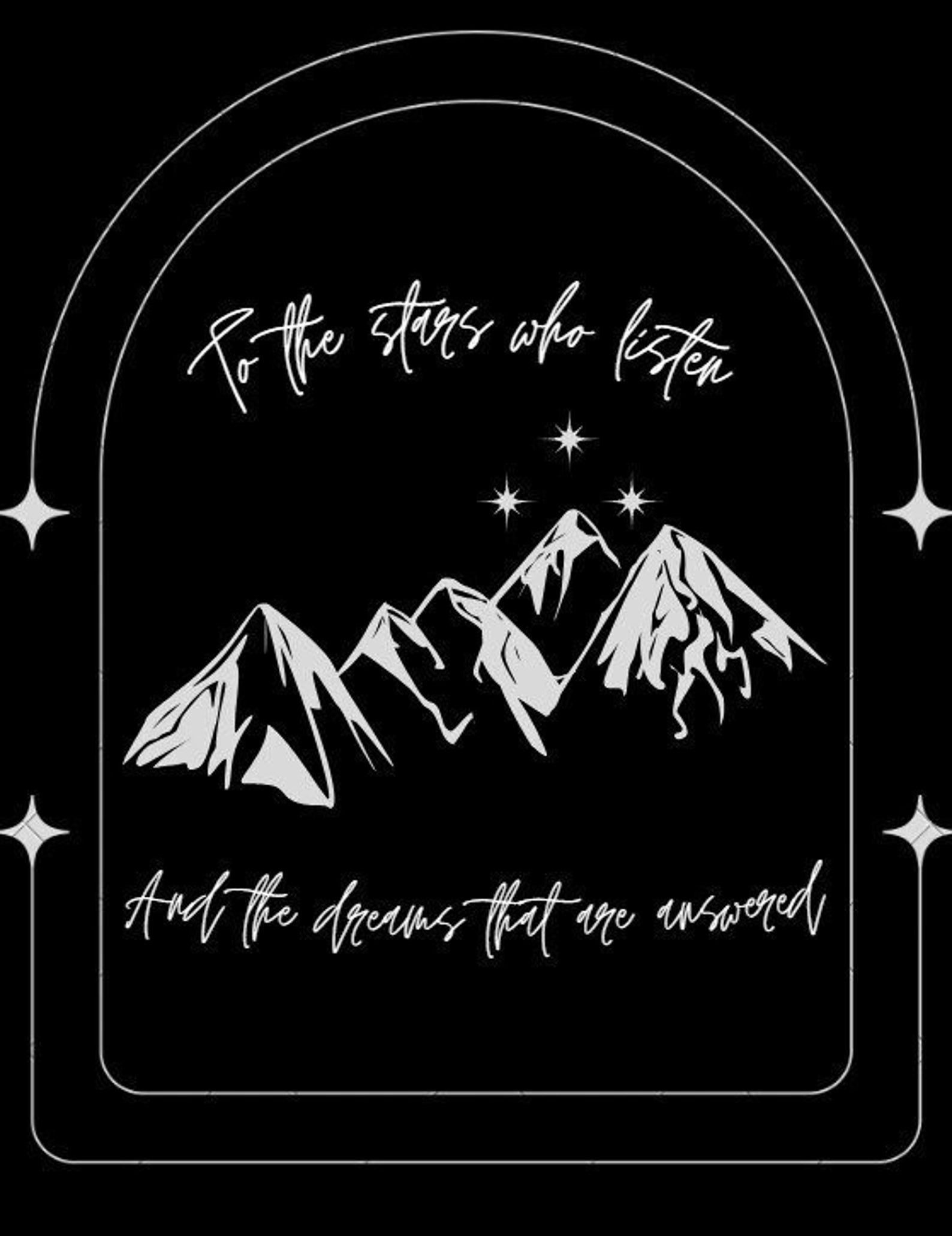 ACOTAR Journal for the Stars Who Listen, and the Dreams That Are ...