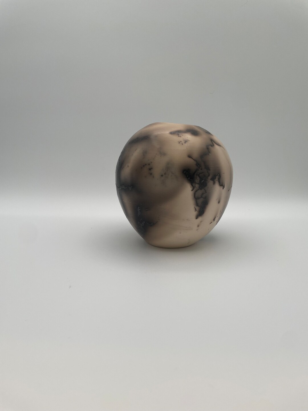 White Horsehair Raku Pottery - Etsy