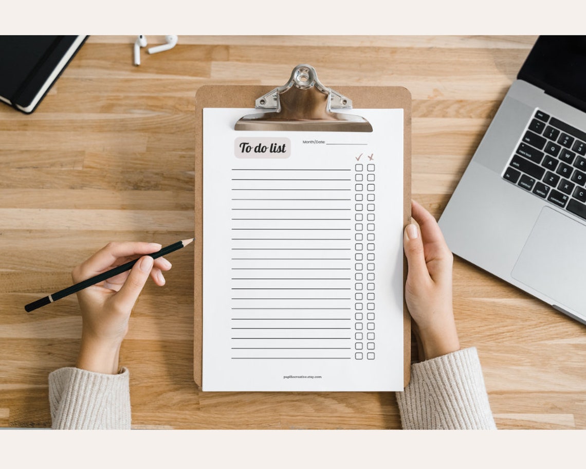 To Do List, Minimalist List, Home Organization, Printable List ...