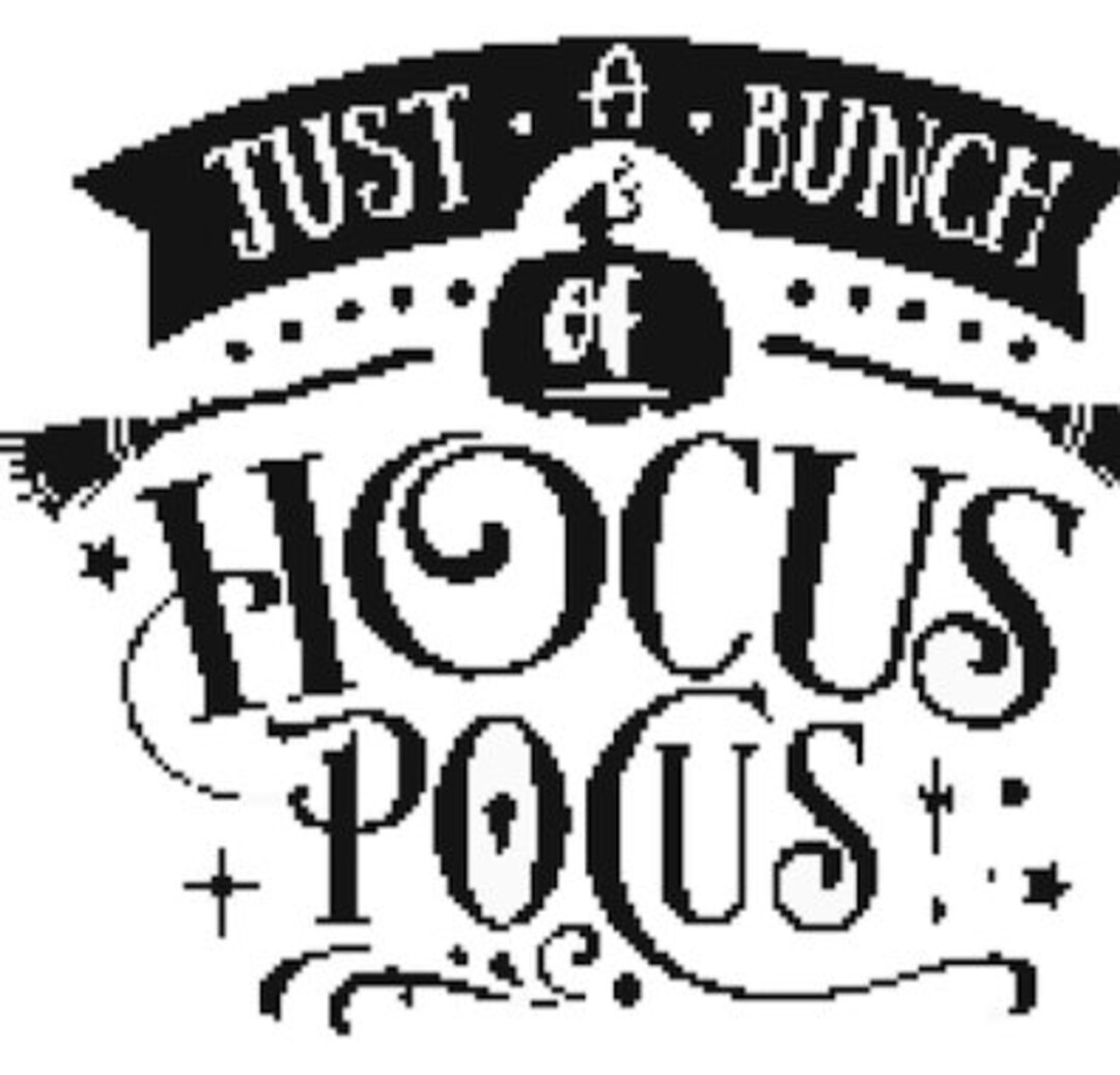 Hocus Pocus PDF Cross Stitch Pattern - Etsy