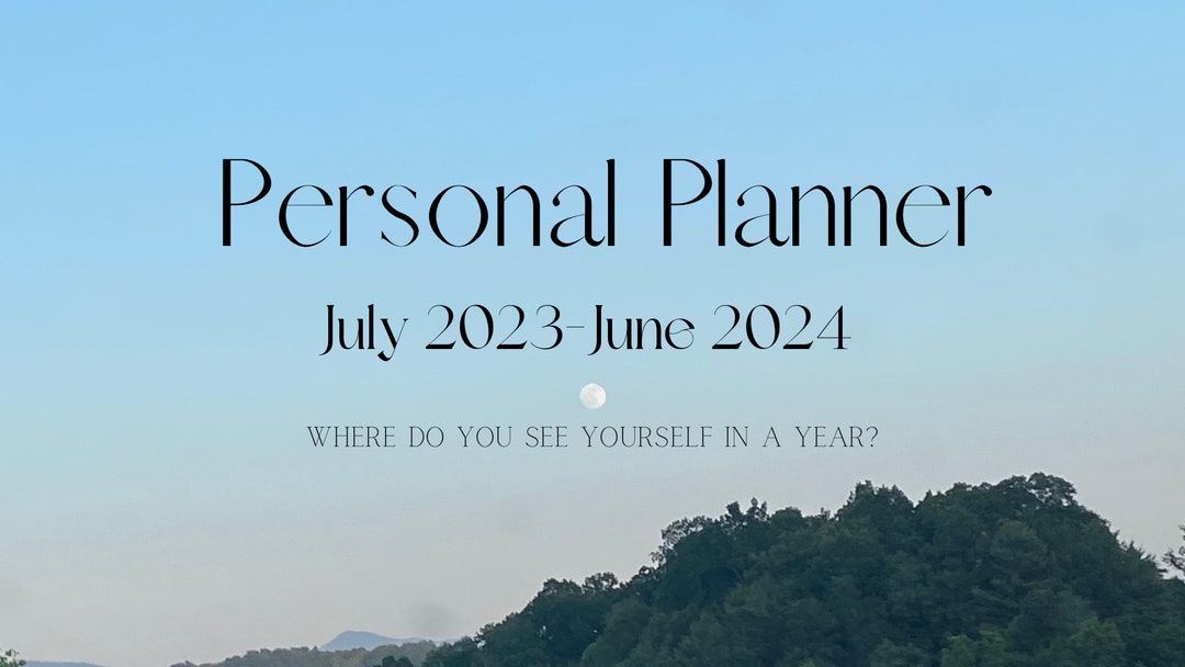 Personal Planner, Calendar - Etsy