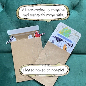 Birds of Maine: Winter Die Cut 2" Stickers || Bird Sticker Pack of 10 ...