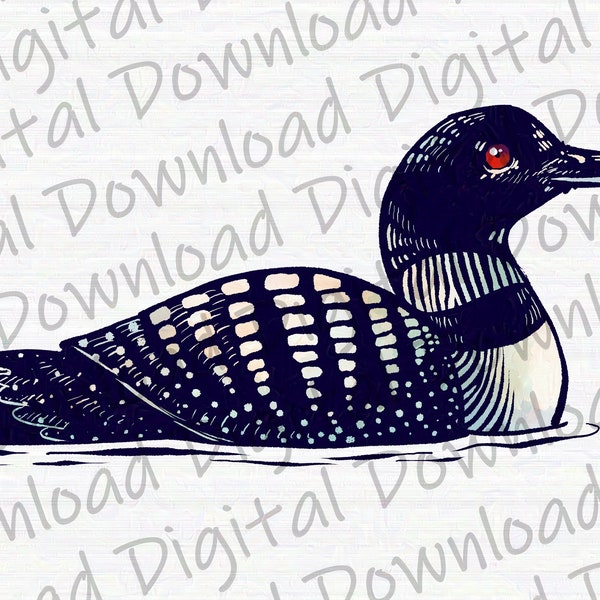 Loon Painting - Etsy