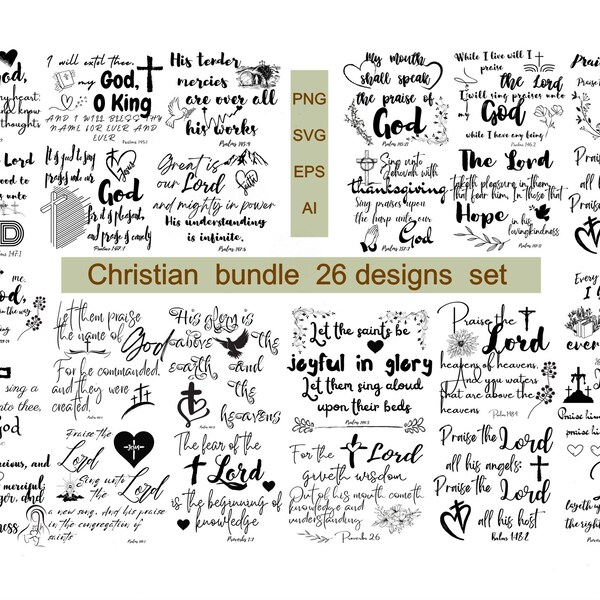 Scripture Svg - Etsy