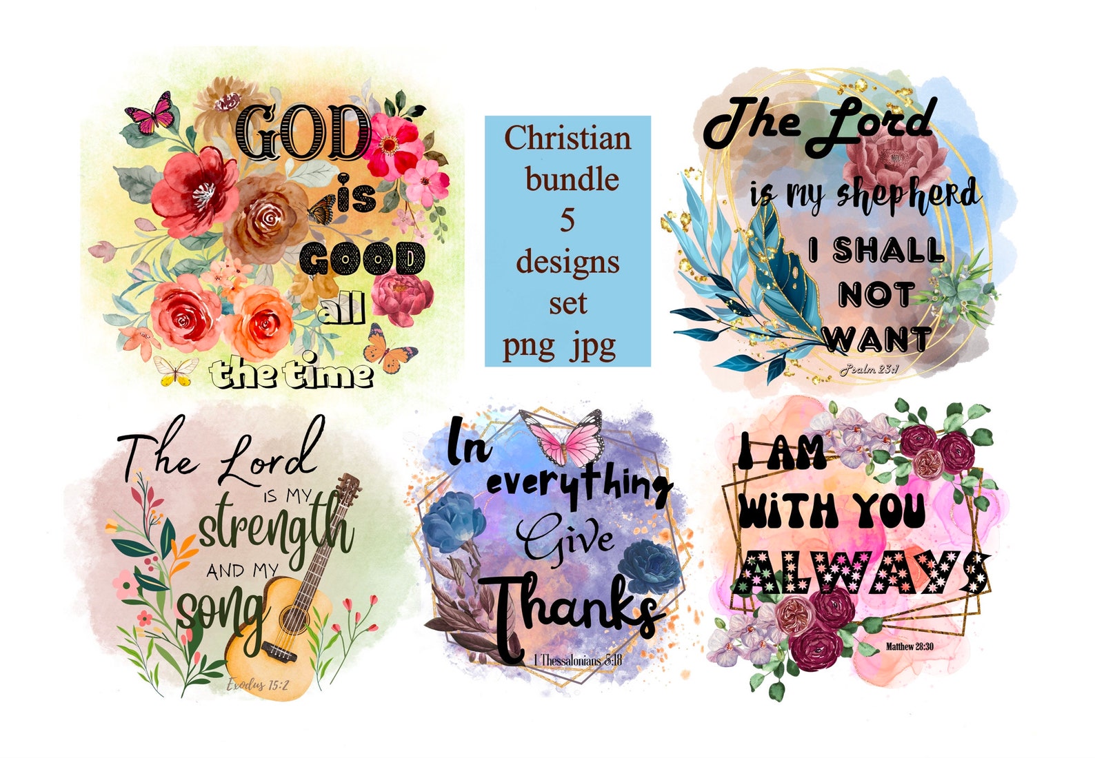 Christian Bundle Png Bible Quotes Png Bible Verse Png Cross - Etsy