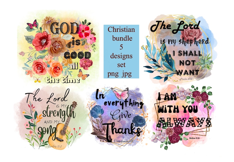Christian Bundle Png Bible Quotes Png Bible Verse Png Cross - Etsy