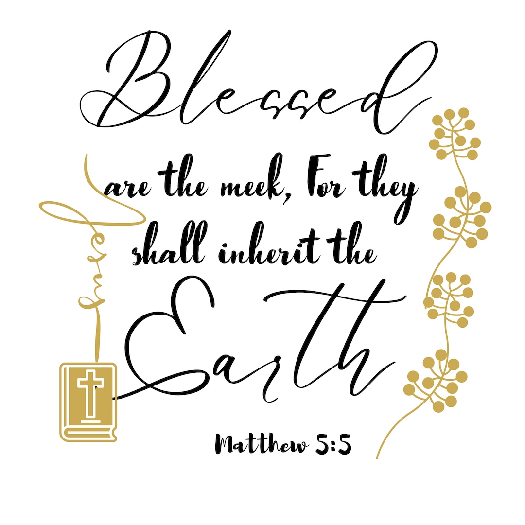 Blessed Svg Christian Svg Bible Verse Svg Scripture Svg Jesus Svg Faith ...
