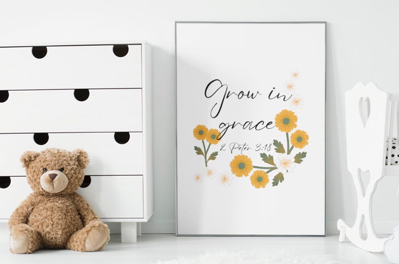 Grow in Grace Christian Bundle Svg Bible Verse Svg Cross Svg - Etsy